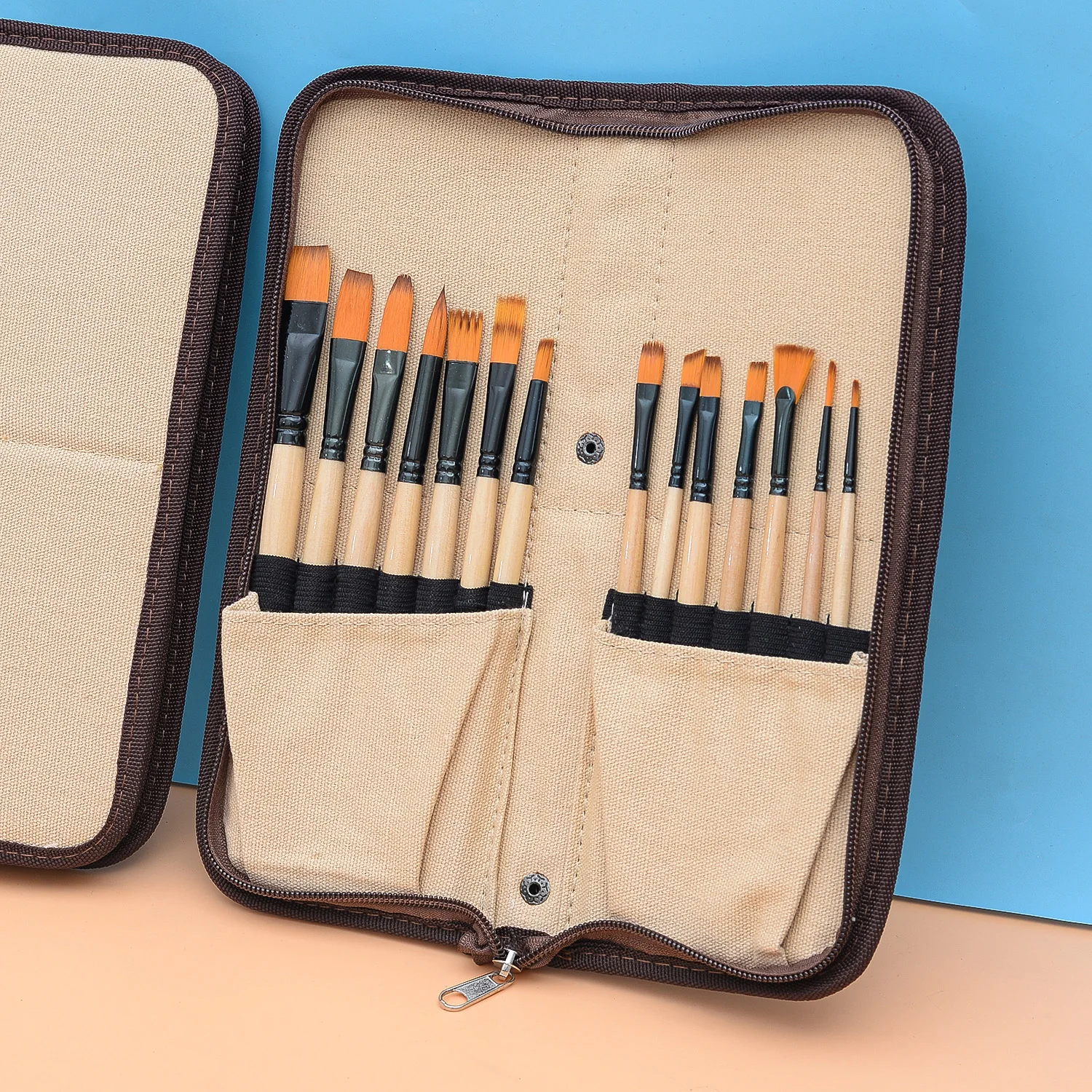 Juego-de-pinceles-para-acuarela-pelo-de-nailon-sint-tico-mango-de ...