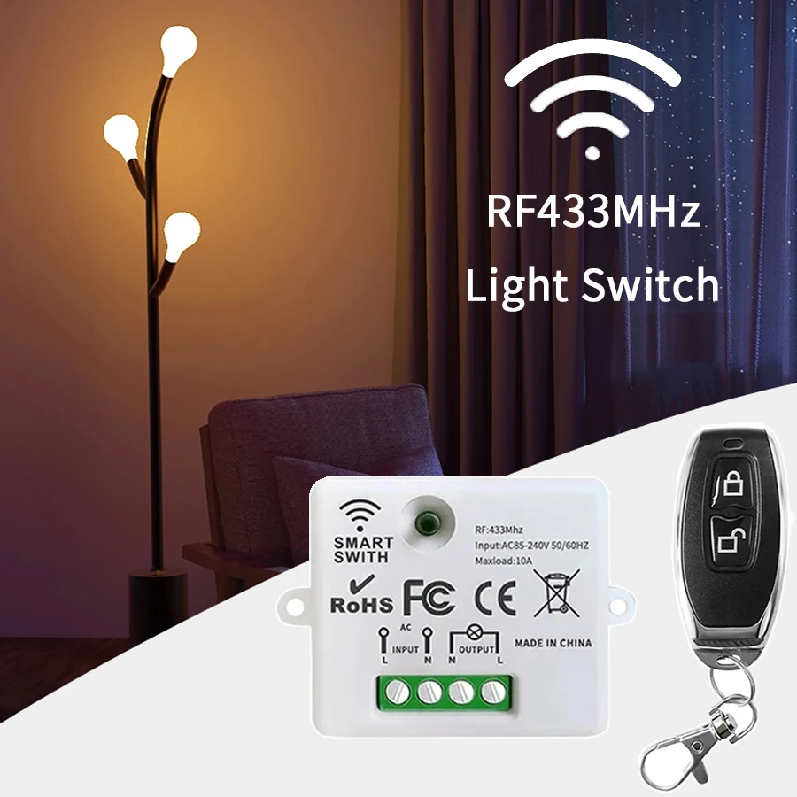 Universal-RF-433MHz-Smart-Light-Switch-Wireless-Remote-Control-10A ...