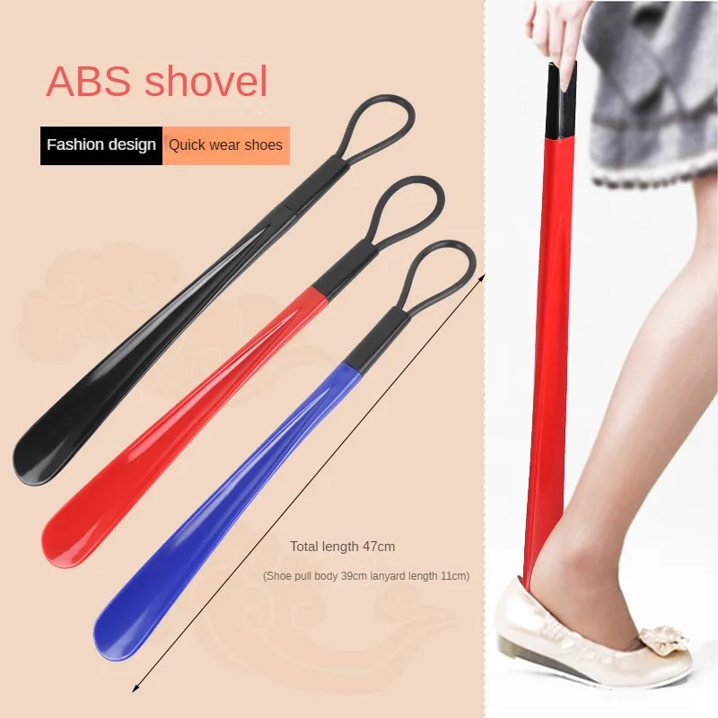 47cm-20cm-Extra-Long-Shoes-Horns-Black-Plastic-Shoe-Horn-Spoon-Shape ...