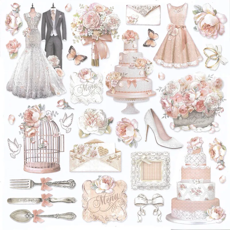 wedding ceremony Stickers Crafts And Scrapbooking stickers kids toys ...