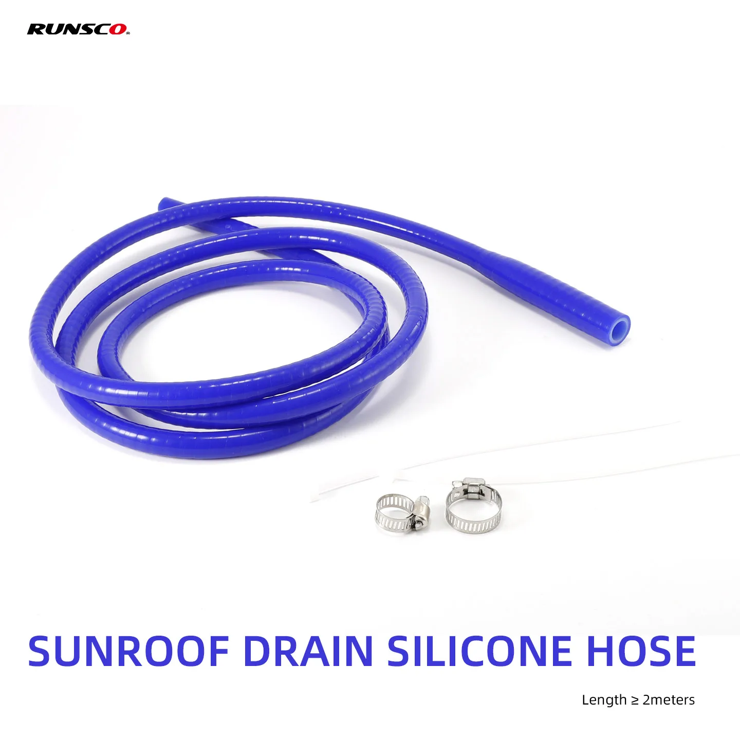 2 meters Sunroof Drain Hose Silicone Skylight Pipe For VW Tiguan ...
