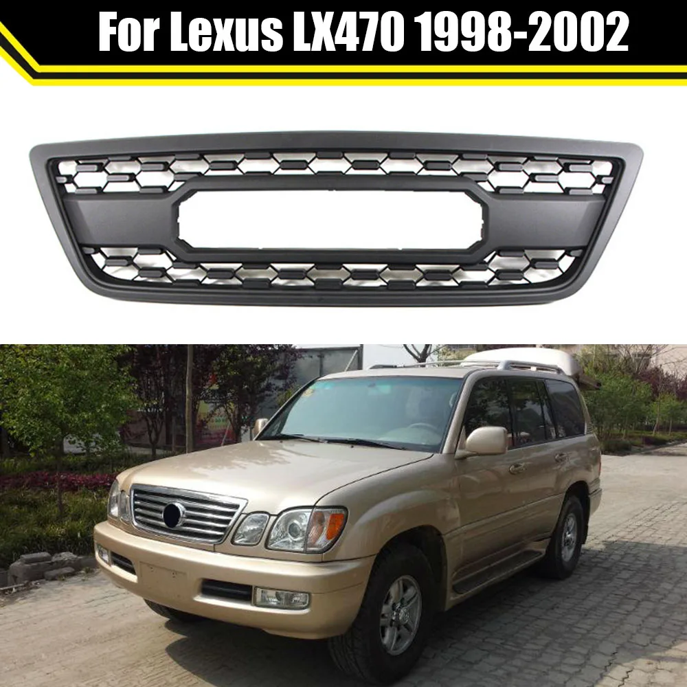 Upgrade Front Grille Racing Grills Exterior Accessories For Lexus LX470 ...