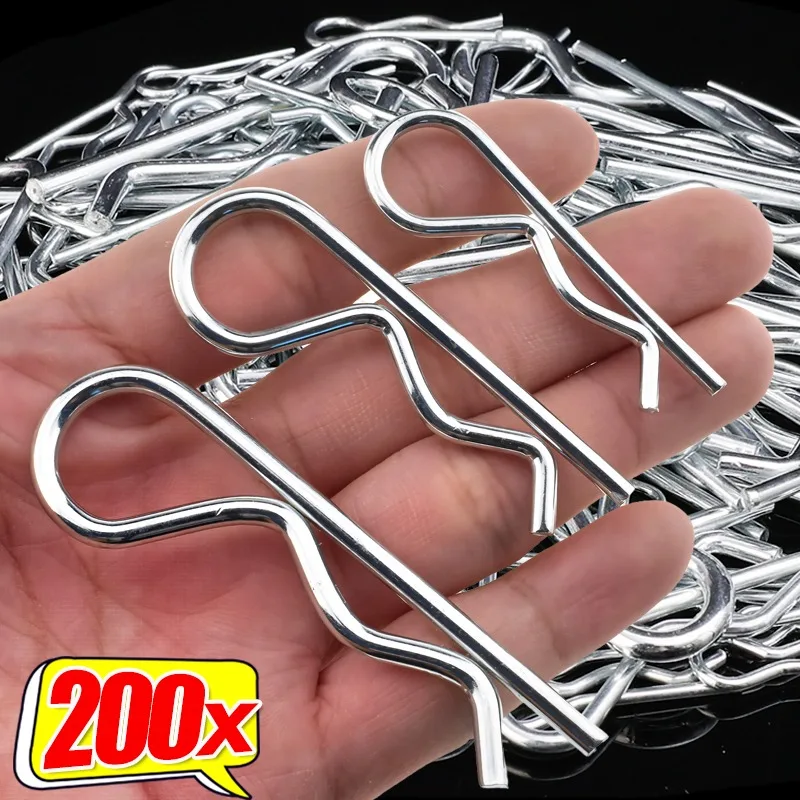 Steel R Type Cotter Pin Clip Multi-size Heavy Duty Hitch Pins Clip ...