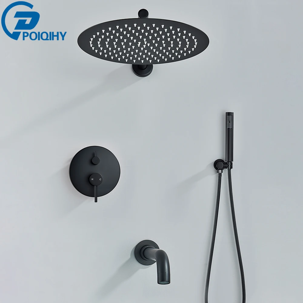 Embedded-Concealed-Shower-Faucet-Stainless-Steel-Rainfall-Shower-Head ...