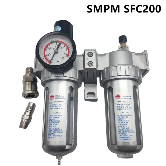 SFC-400-SFC-300-SFC-200-Air-Compressor-Air-Filter-Regulator-Oil-Water ...