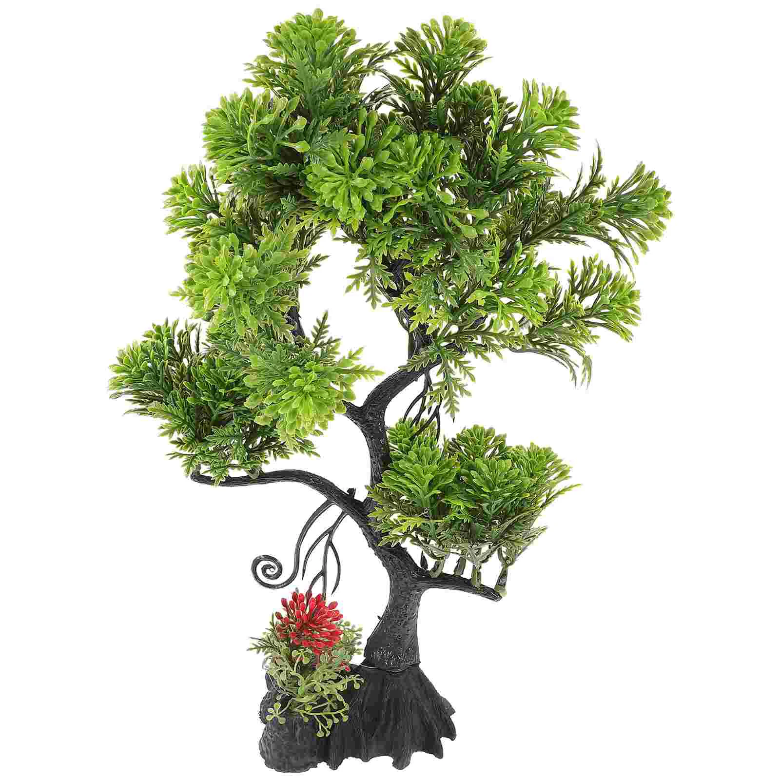 Simulated-Big-Tree-Fish-Tank-Aquatic-Aquarium-Decors-Plastic-Decoration ...