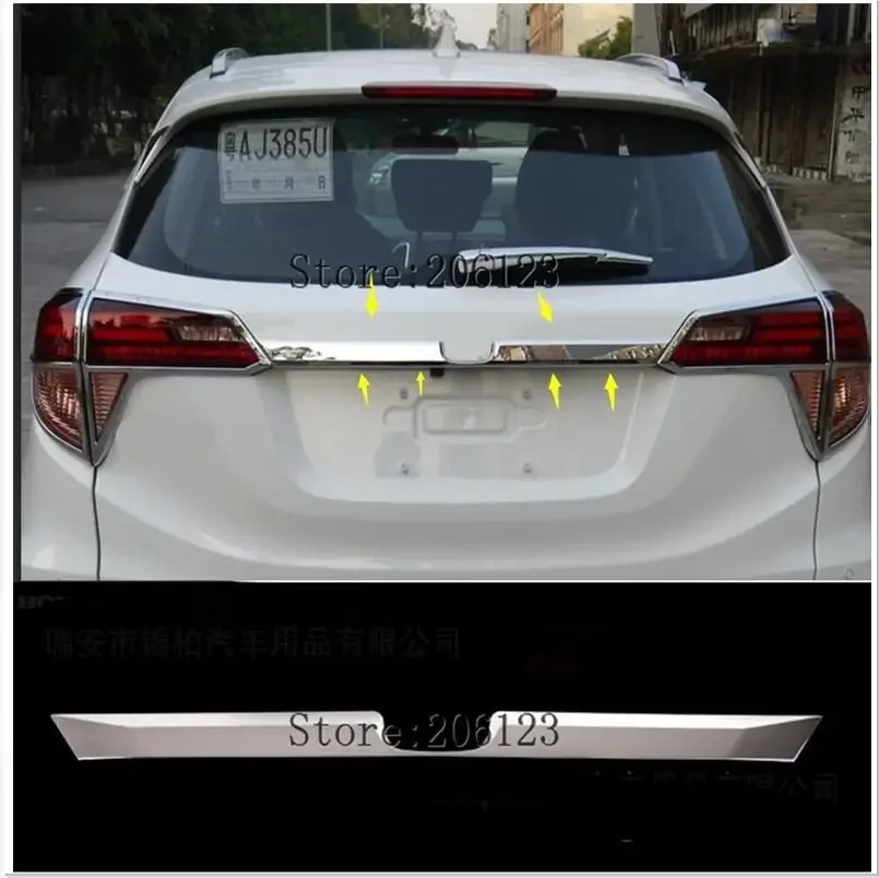 Fit-For-Honda-HR-V-HRV-VEZEL-2015-2016-2017-Chrome-Rear-Trunk-Cover ...