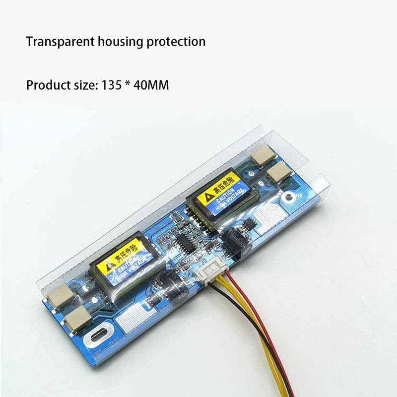 Blue Carte haute pression universelle CCFL 4 lampes onduleur à petite bouche sortie 10V-29V pour ...