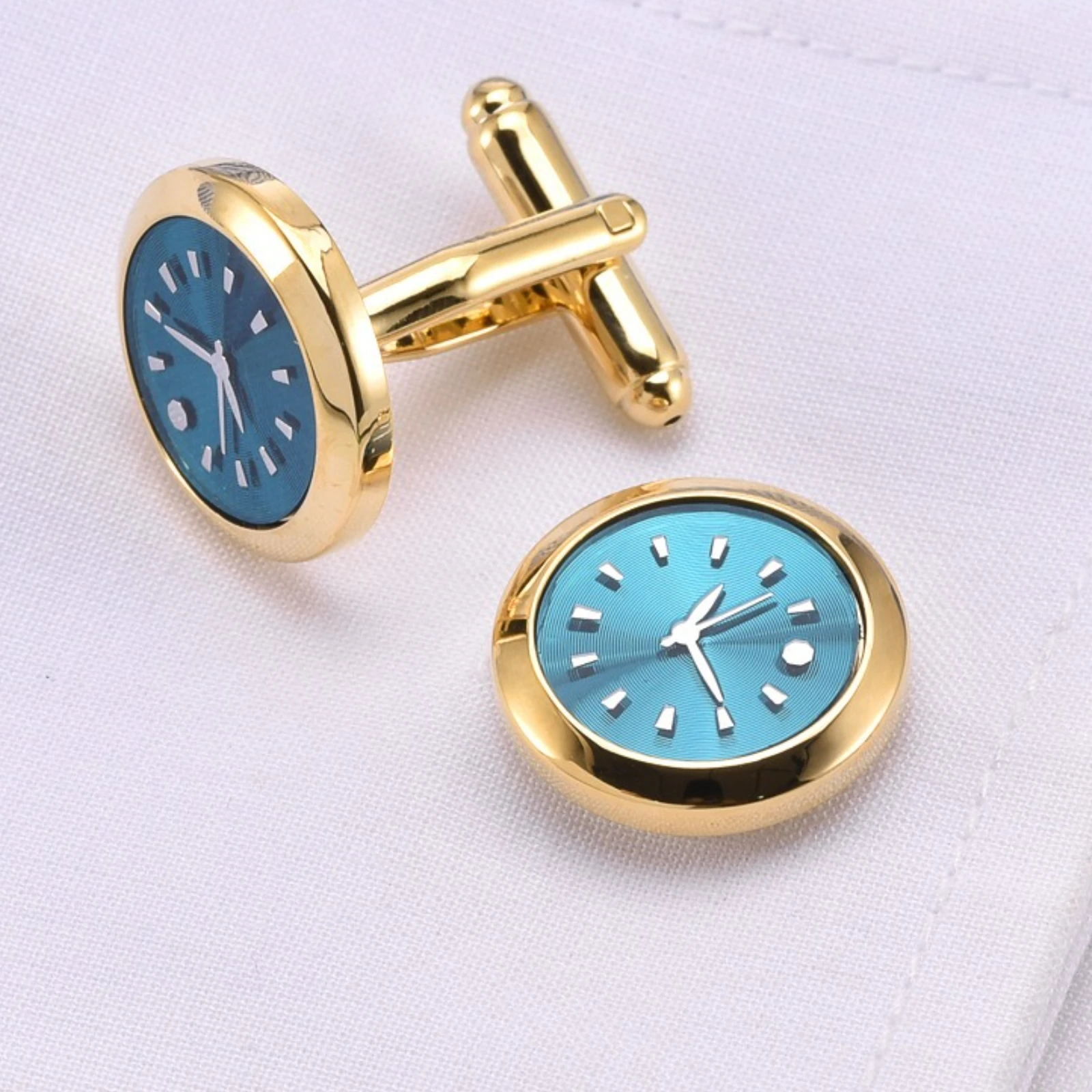 Roman Numeral Scale Clock Cufflinks Cuff-link Men's Shirts Western ...