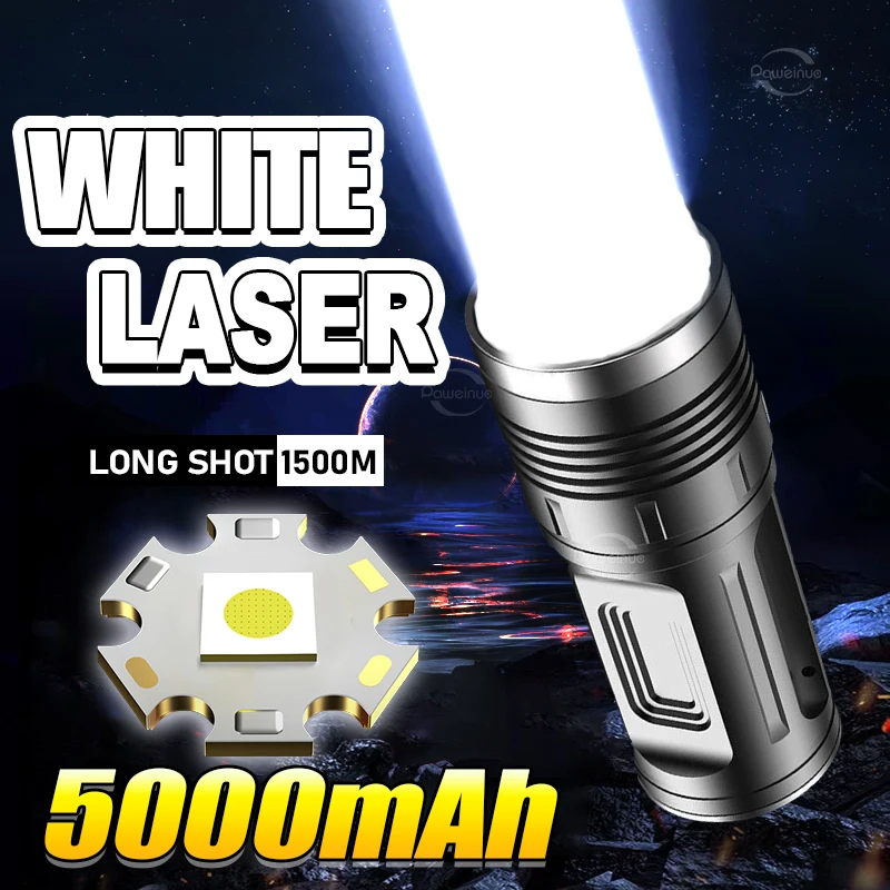2024-Upgrade-Flashlight-High-Power-Built-in-5000mAh-Rechargeable-LED ...