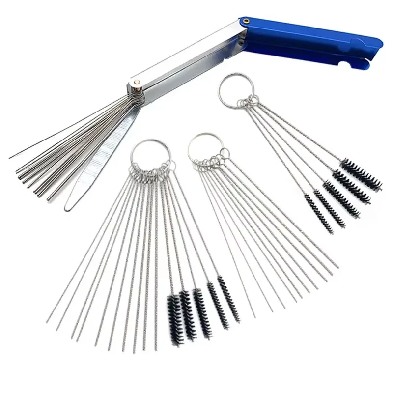 For Car Motorcycle Moped Scooter ATV Carb Jets Wire Cleaner Kits ...