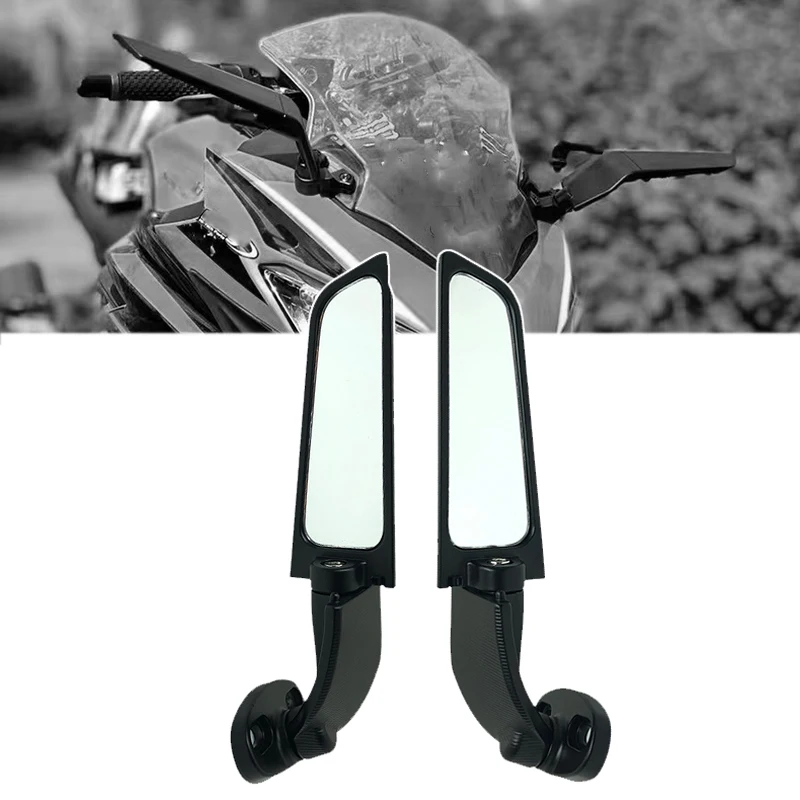 1-Pair-Universal-Motorcycle-Rearview-Mirrors-Wind-Wing-Adjustable ...
