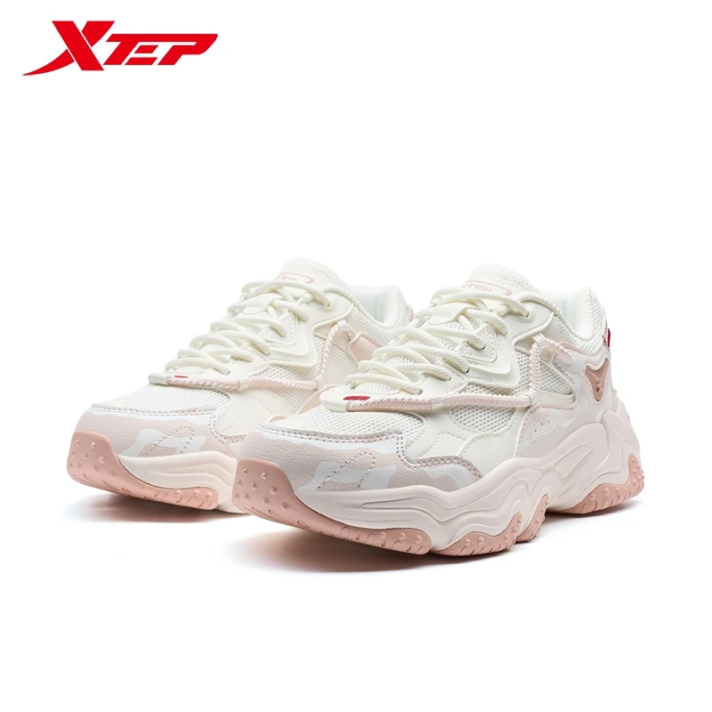 Xtep Volcano Women Casual Shoes 2025 Spring Comfortable Wrapping ...