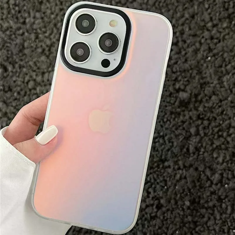Laser-Gradient-Clear-Matte-Case-For-iPhone-14-Pro-Max-13-12-11-Pro-Max ...