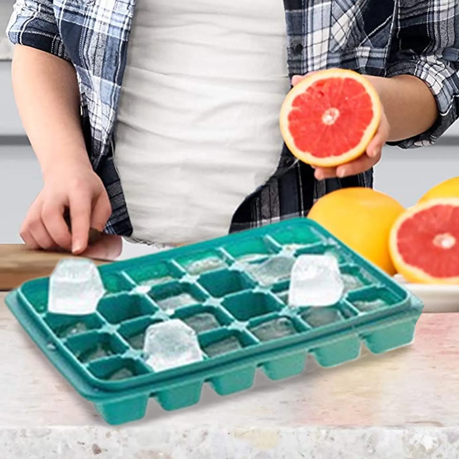 Ice Tray Ice Cube Trays For Freezer 24 Compartment Ice Cube Trays With ...