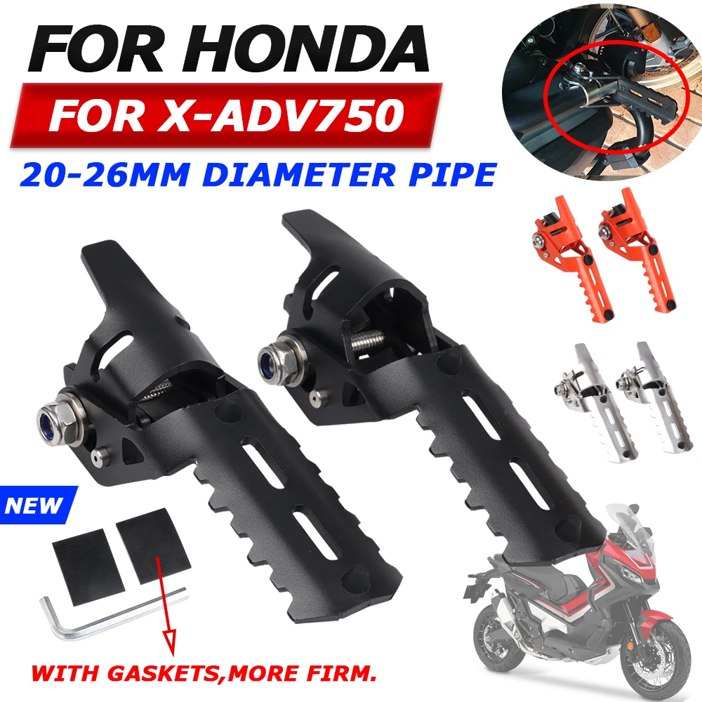 Motorcycle Front Driver Highway Footrest Folding Footpeg Clamps Foot ...