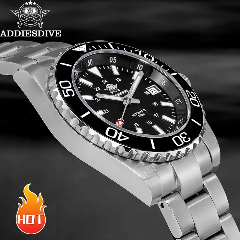ADDIESDIVE Nuovo Reloj Hombre Orologio da uomo impermeabile in acciaio ...