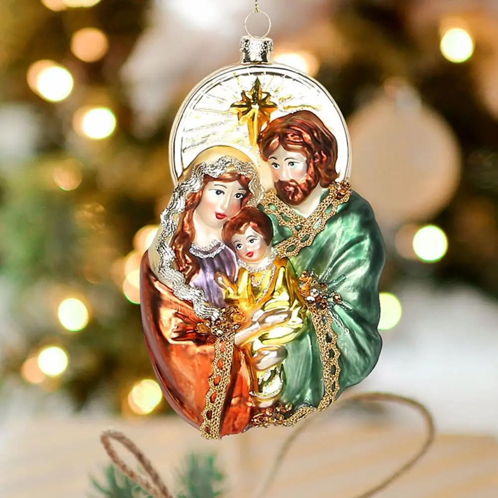 Christmas-Jesus-Pendant-Glass-Ornament-Xmas-Tree-Hanging-Ornament-Decor ...