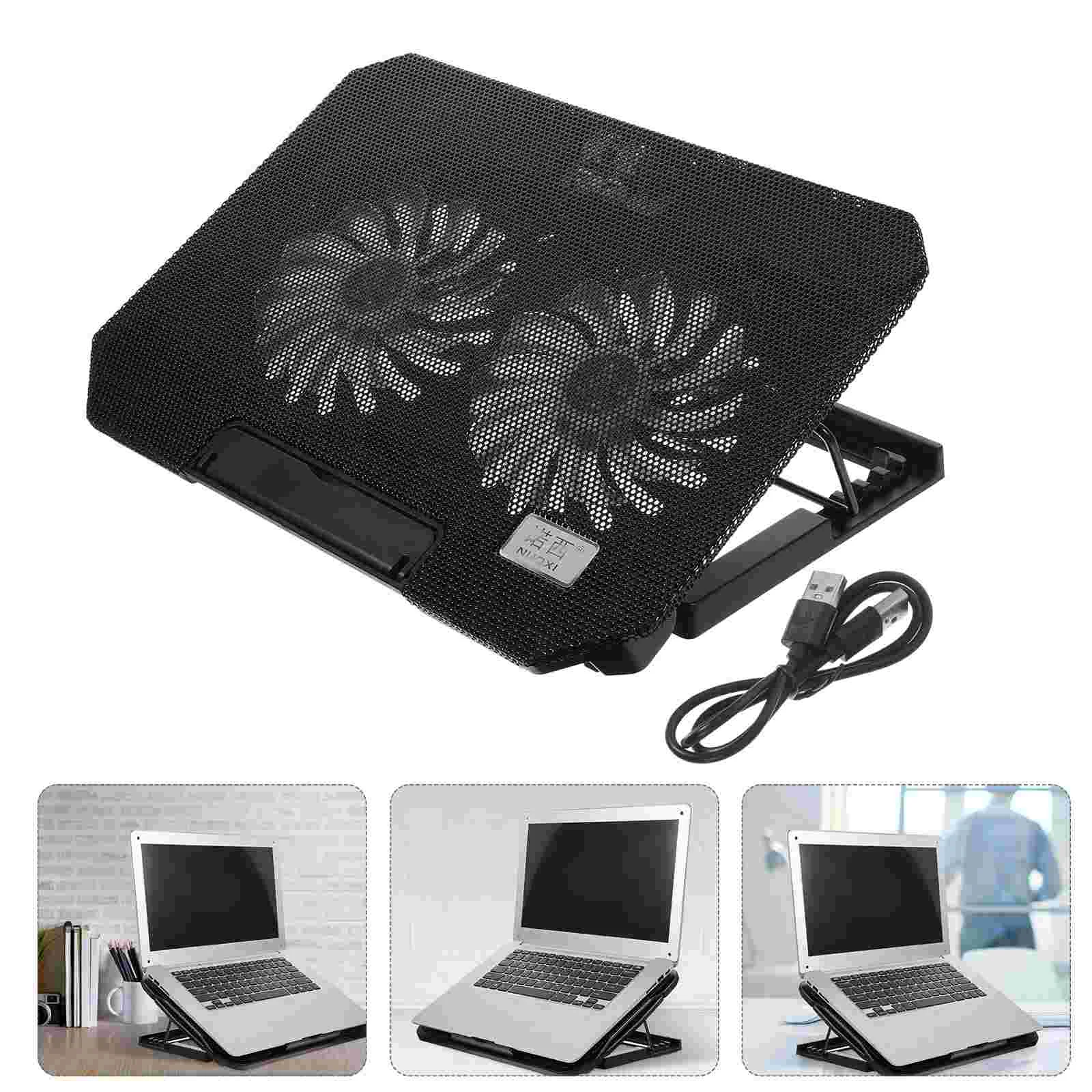 Laptop-Cooling-Pad-Adjustable-Laptop-Stand-Fan-Notebook-Cooling-Stand ...