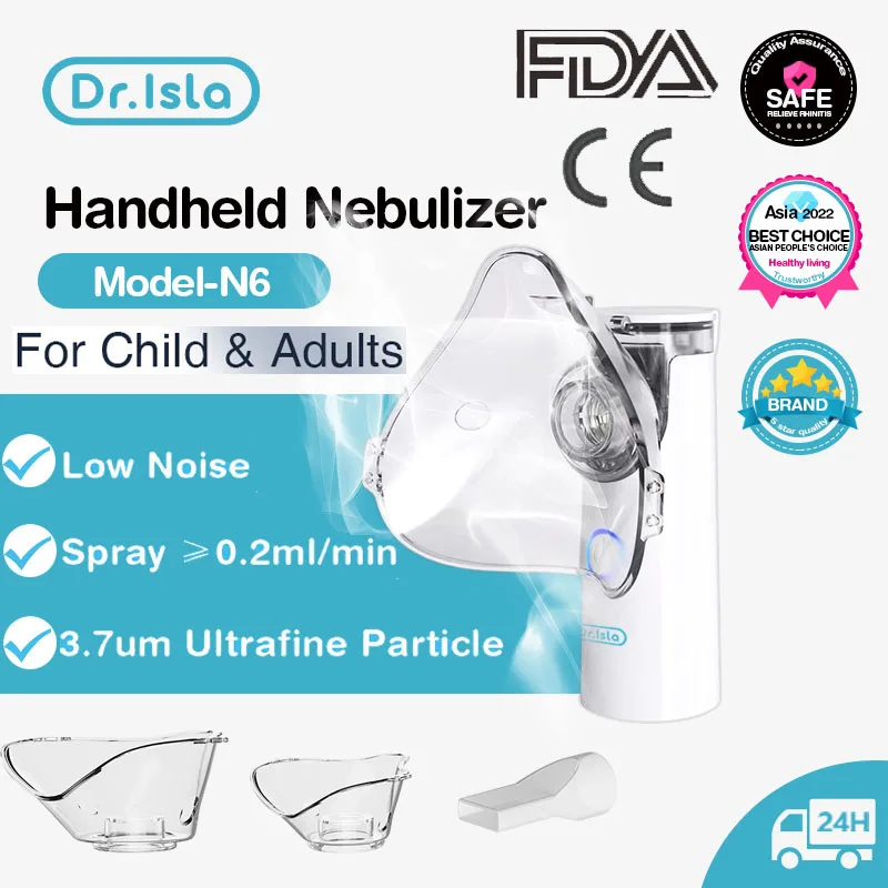 Dr-Isla-Handheld-Spray-Nebulizador-M-dico-Port-til-Mini-Inalador-Tosse ...