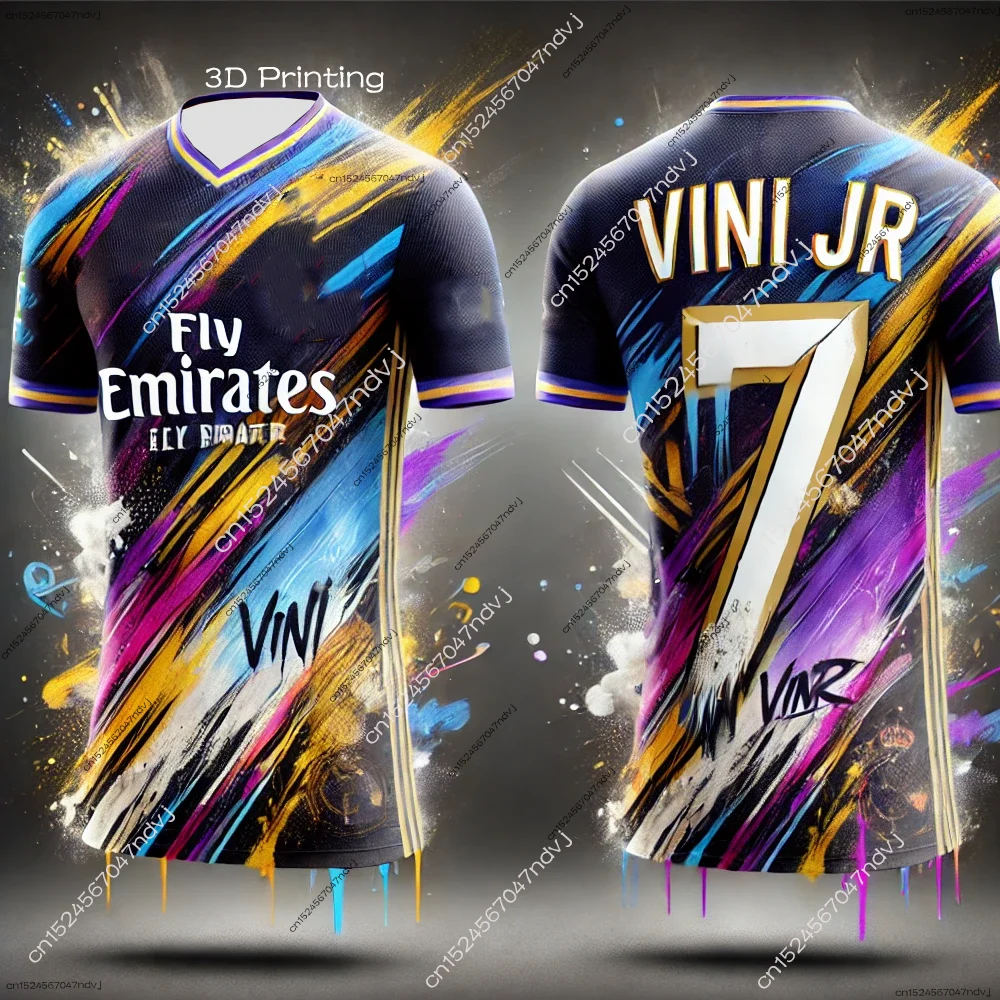 Vini Jr 2025 Football Jersey CHAT GPT Design Street Graffiti Clothing ...