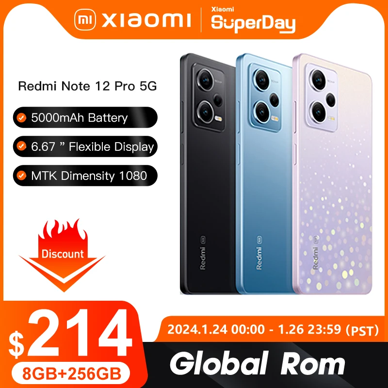 Global-ROM-Xiaomi-Redmi-Note-12-Pro-128GB-256GB-Dimensity-1080-Octa ...