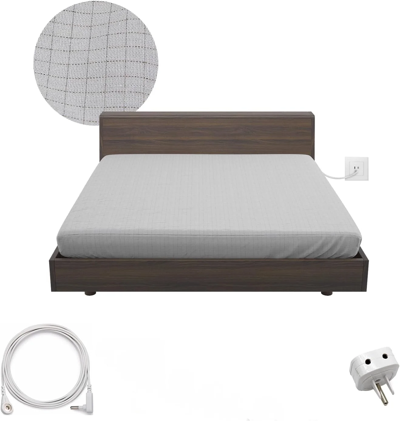 10% Silver Grounding Fitted Sheet Kit Connect to The Earth's Energy ...