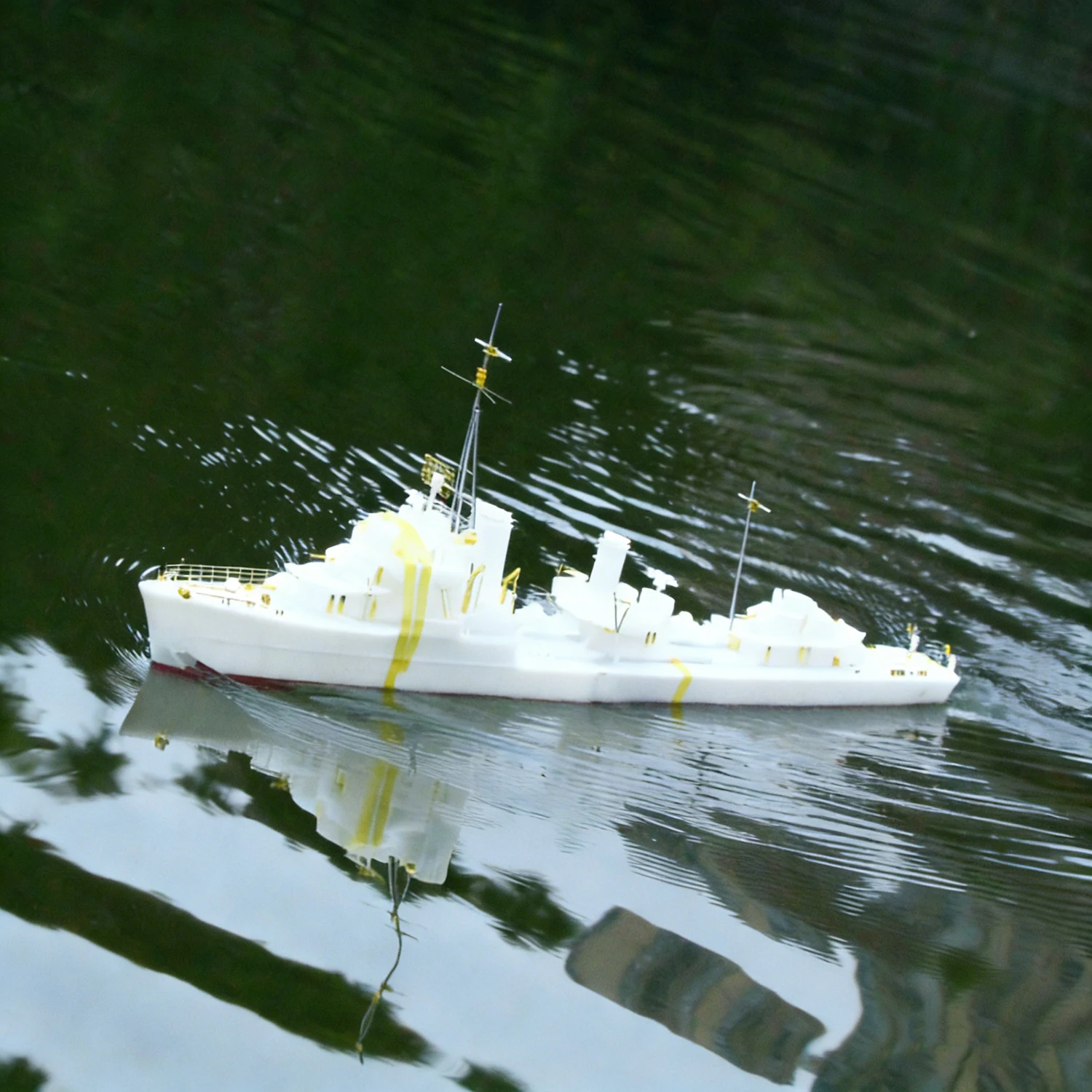 1/200 RC Ships 63.5cm Z-class Destroyer Z43 Remote-controlled Boat with ...