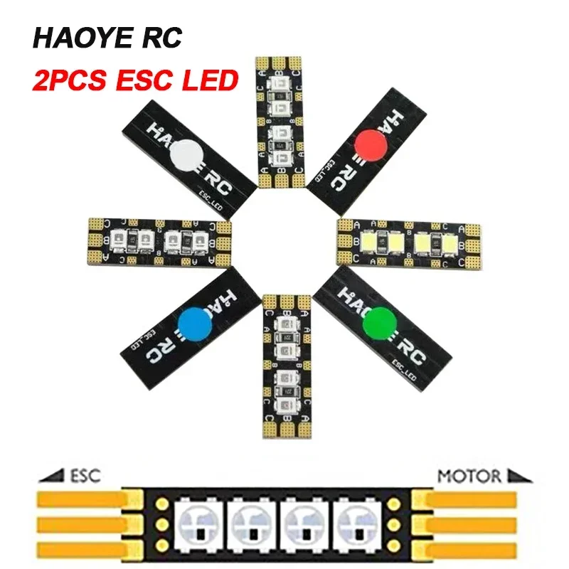 2PCS-HAOYE-RC-ESC-LED-ESC-1g-6S-ESC-extension-Board-Motor-RC-Arm-high ...