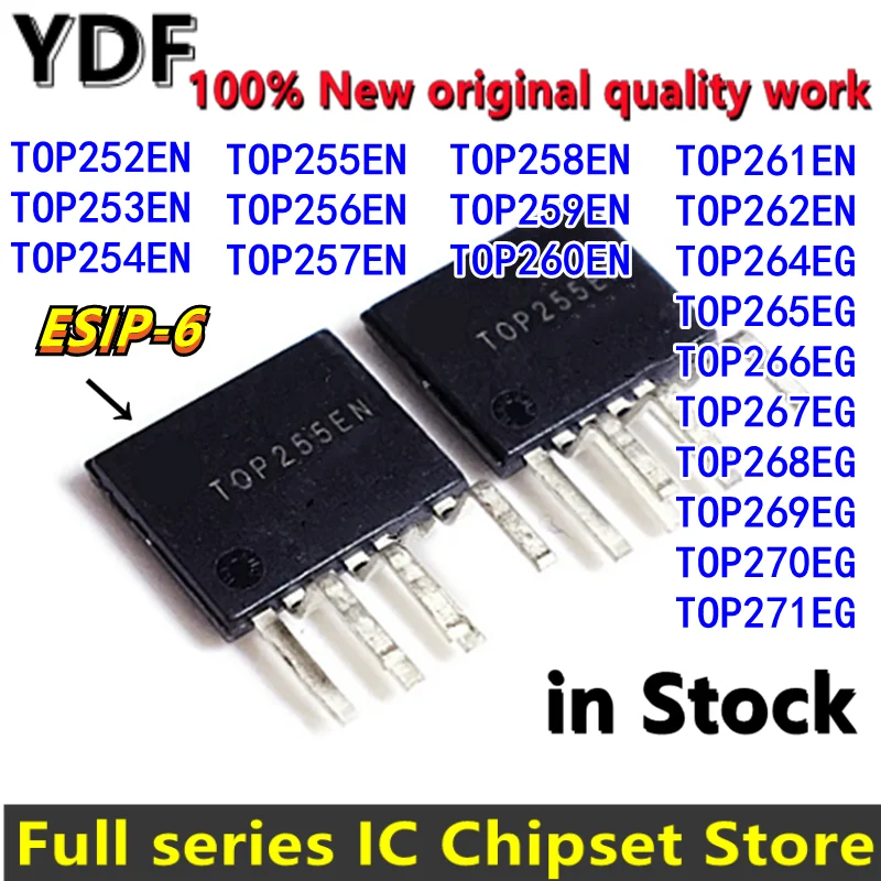 (5pcs) 100% New TOP252EN TOP253EN TOP254EN TOP255EN TOP256EN TOP257EN ...