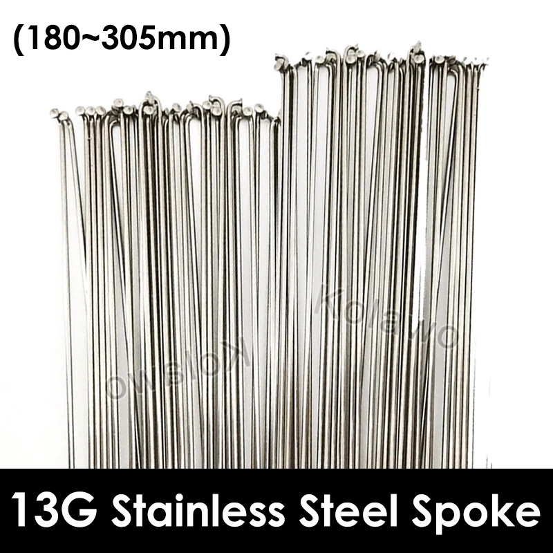 13G-Bicycle-Spokes-36Pcs-MTB-Cycling-Silver-Stainless-Steel-Spoke-With ...