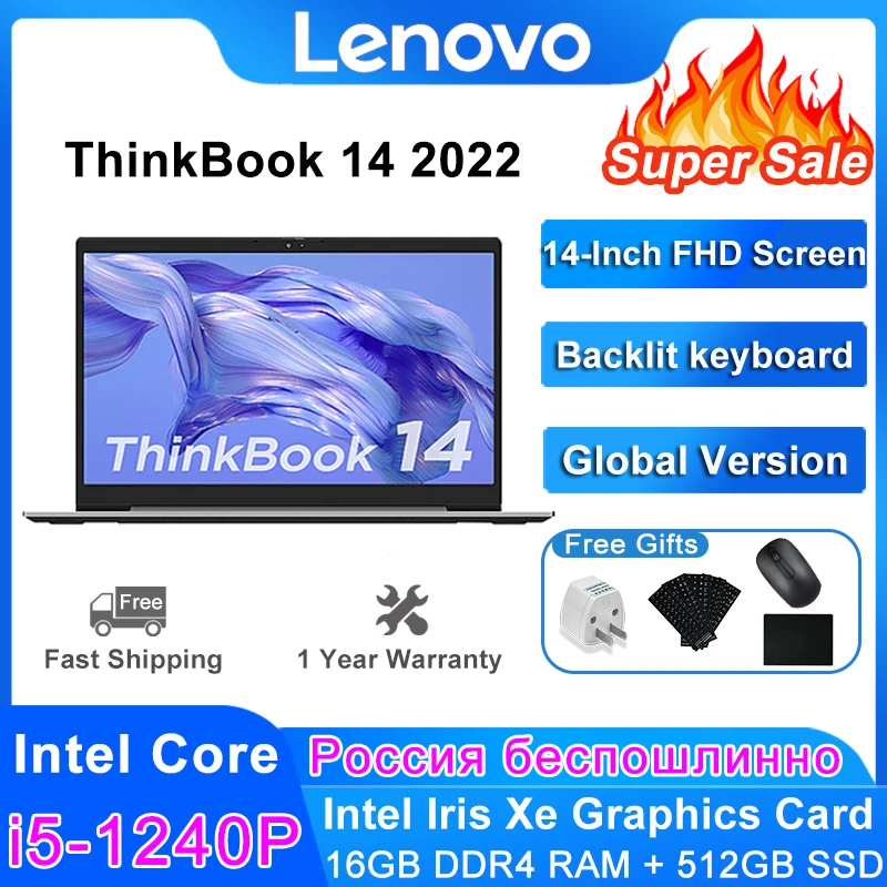 Lenovo Thinkbook 14 2022 Laptop I5-1240p Intel Irisxe 16g 1tb 14-inch Fhd Led Backlit Screen 100 ...