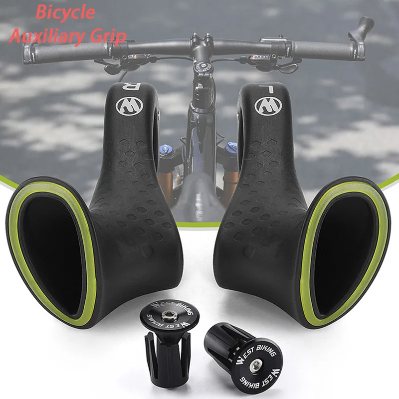 Bike-Grip-Bicycle-Auxiliary-Handlebars-Grips-Mountain-Bike-Riding ...
