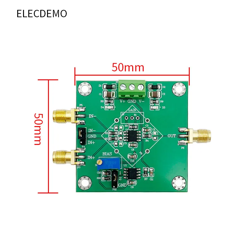 Instrumento Amplificador Ad8421 Ad8429 Pequeno Sinal Milivolt Microvolt ...
