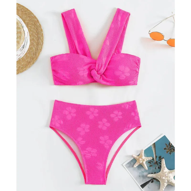 Pink Sexy Bikinis 2023 Swimsuits Women's Swimwear Push Up Female ...