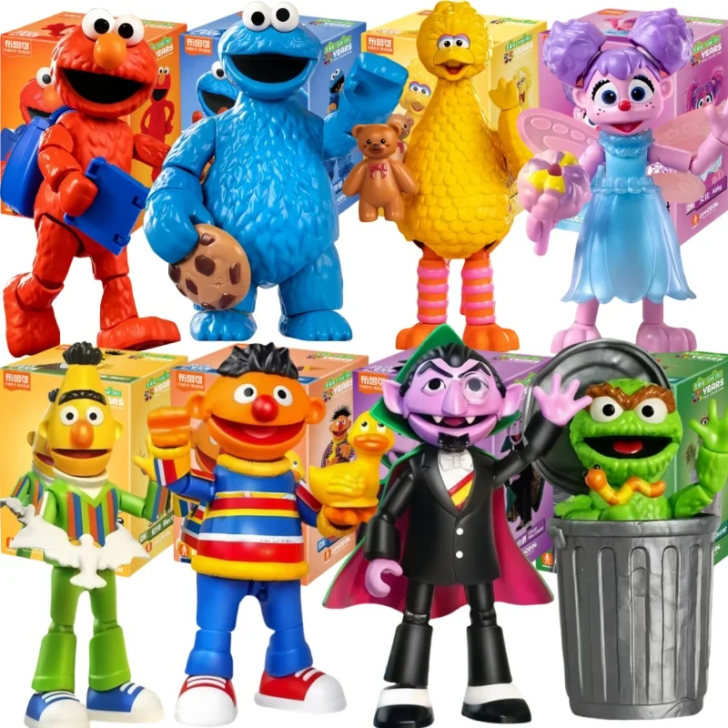 Blokees Sesame Street Building Blocks Toys ERNIE BERT ELMO COOKIE ...