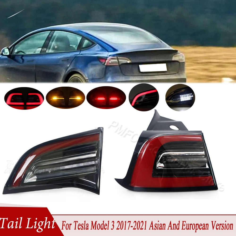 For Car Rear Warming Brake Lamp Rear Tail Lamp 1502088-00-b 1077397-00 ...