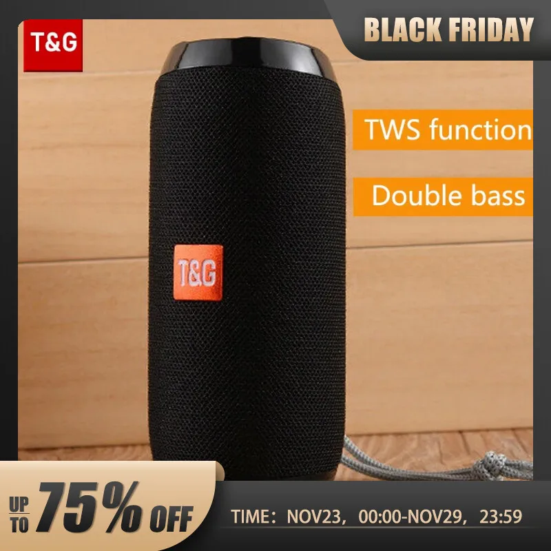 Speaker-TG117-Bluetooth-Portable-Loudspeaker-Outdoor-TWS-Wireless-Sound ...