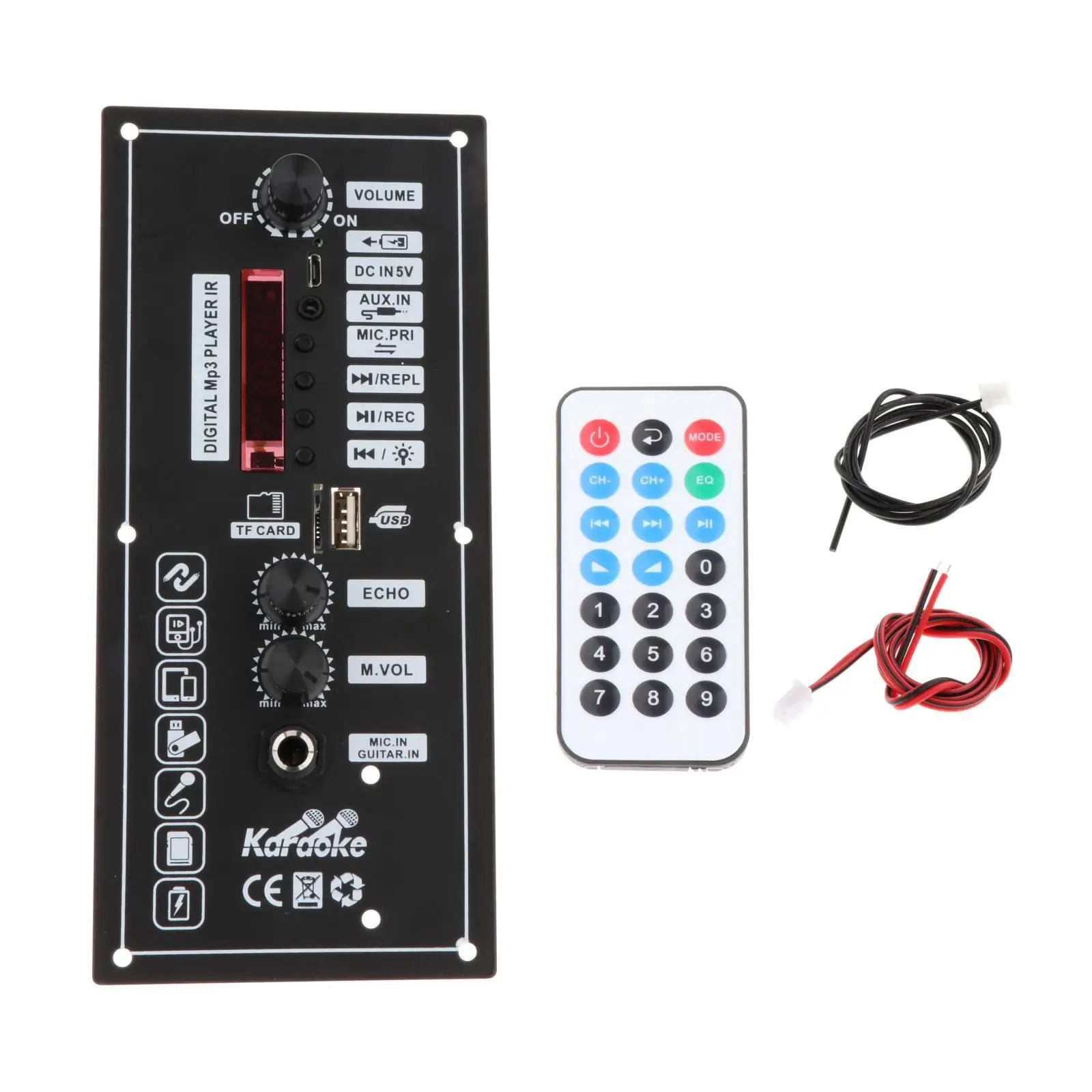 Bluetooth-5-0-MP3-Amplifier-Board-Power-Support-MP3-USB-AV-TF-FM-Remote ...