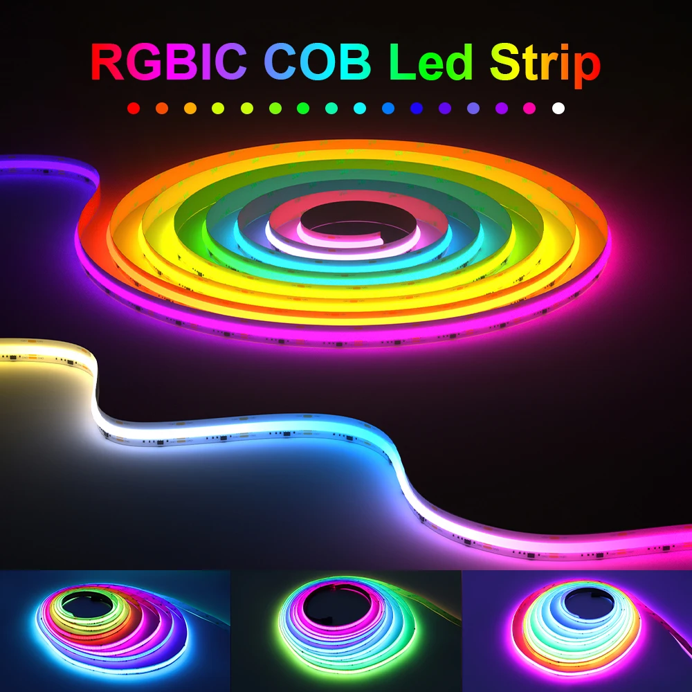 Tira-de-luces-LED-COB-direccionable-cinta-de-luces-COB-de-12mm-12mm-24V ...