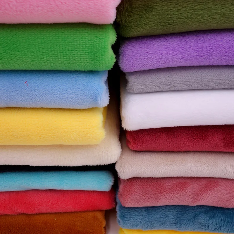 160CM/63Inch Wide Minky Fabric Super Soft Plush Fabric Dolls Fabric And ...