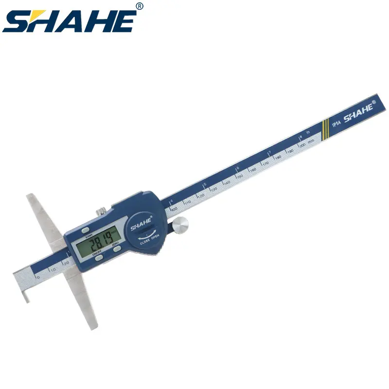 SHAHE 0.01mm 200mm 8'' Digital Single Hook Depth Caliper Electronic ...