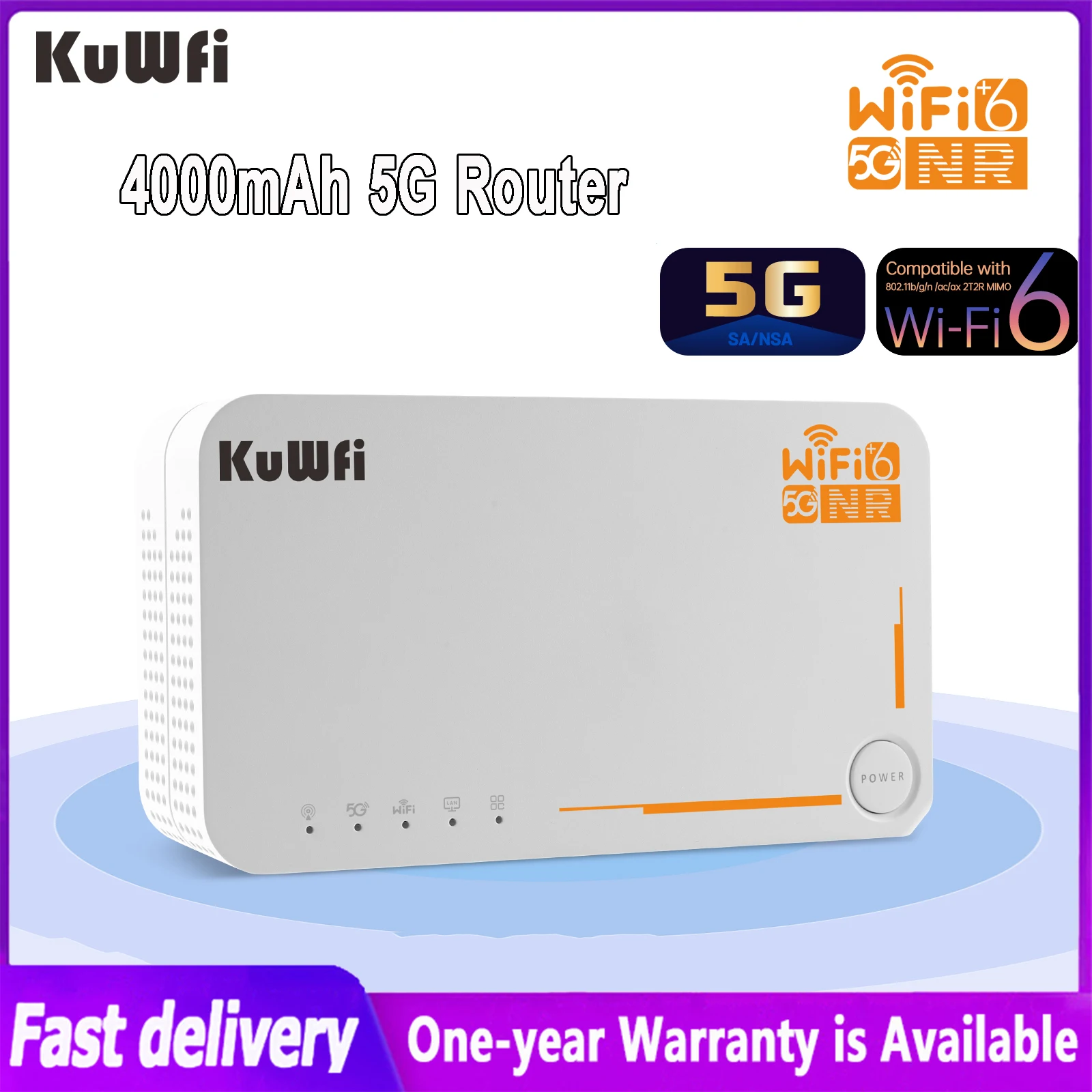KuWfi-5G-Wireless-Router-Wifi-6-4G-LTE-Router-Hotspot-Dual-Band-2-4Ghz ...