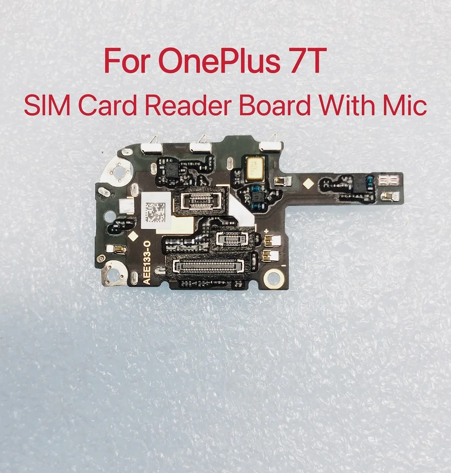 Sim Card Reader Board With Mic For Oneplus 7t, Sim Card Reader Board ...