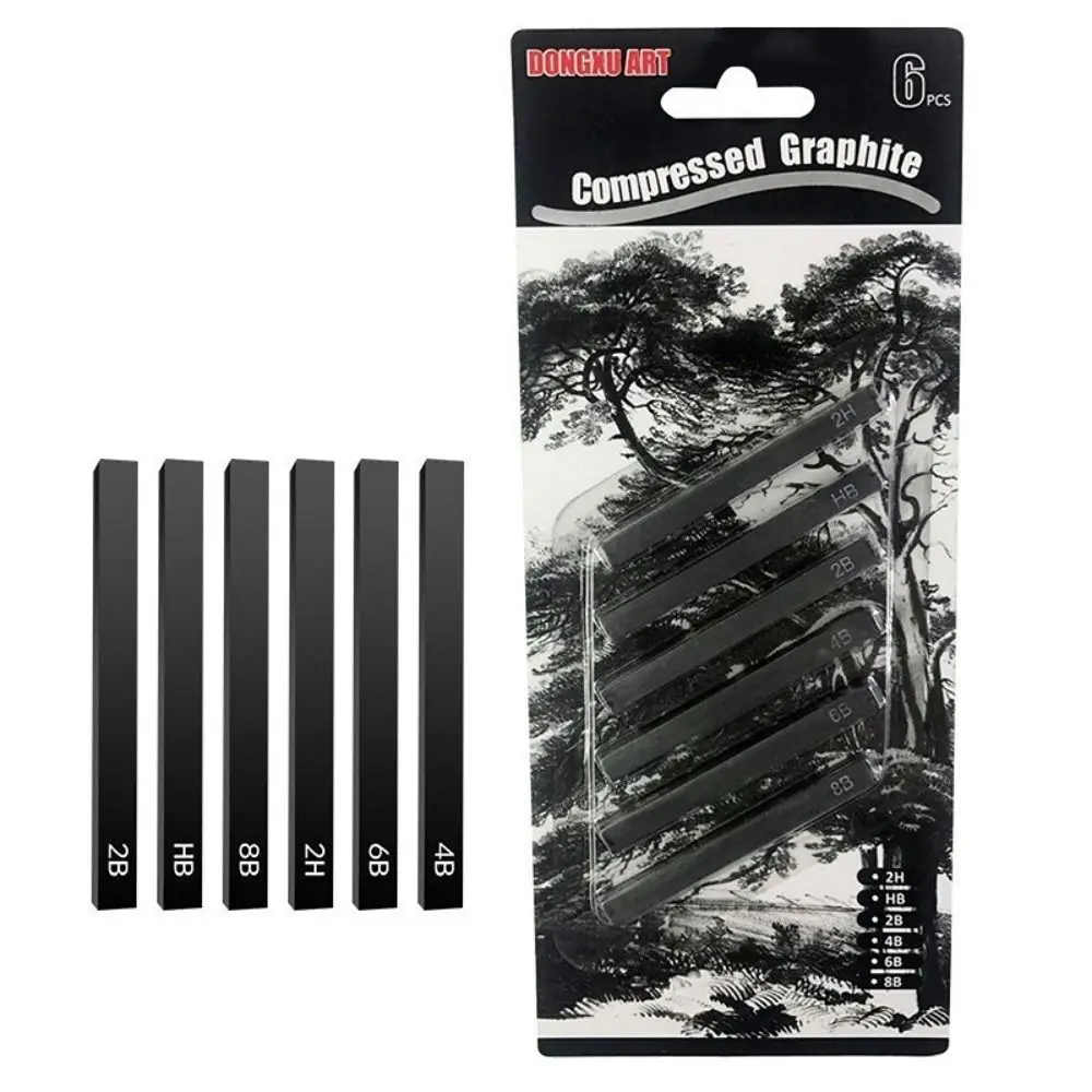 2B-4B-6B-6pcs-Set-Graffiti-Drawing-Artist-Students-Carbon-Pen ...