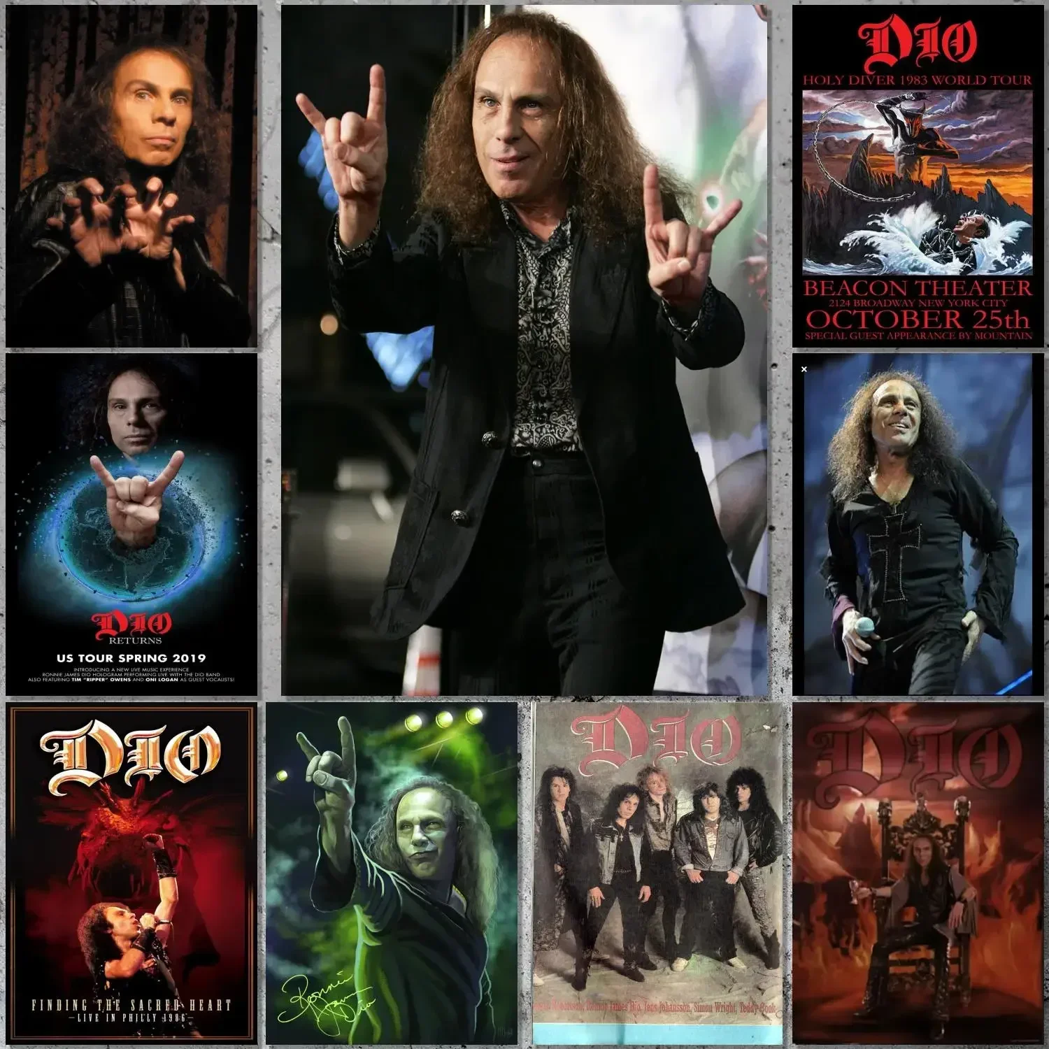 Ronnie James Dio Poster