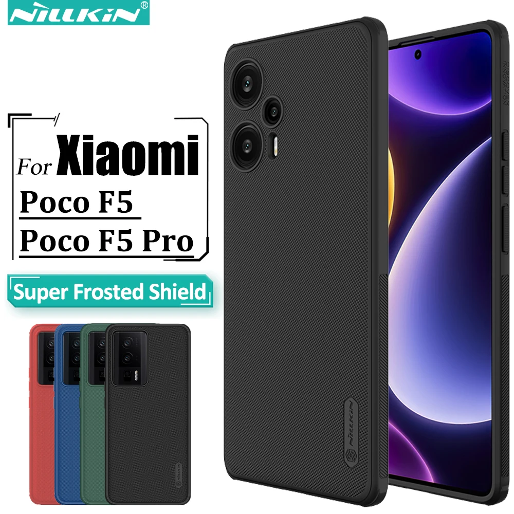 Nillkin-for-Xiaomi-POCO-F5-F5-Pro-Case-Frosted-Shield-Luxury-PC-Hard ...