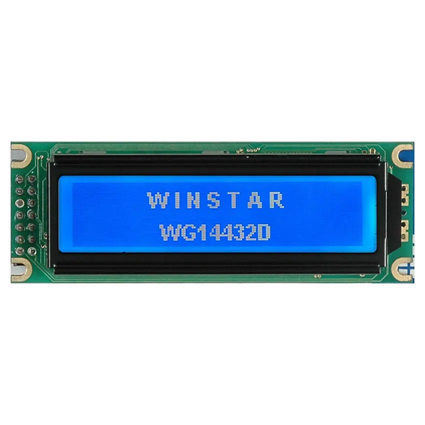 1PCS-14432-144X32-144-32-LCD-Display-Blue-Module-ST7920-SPI-Serial-Interface-5V-Dimension ...