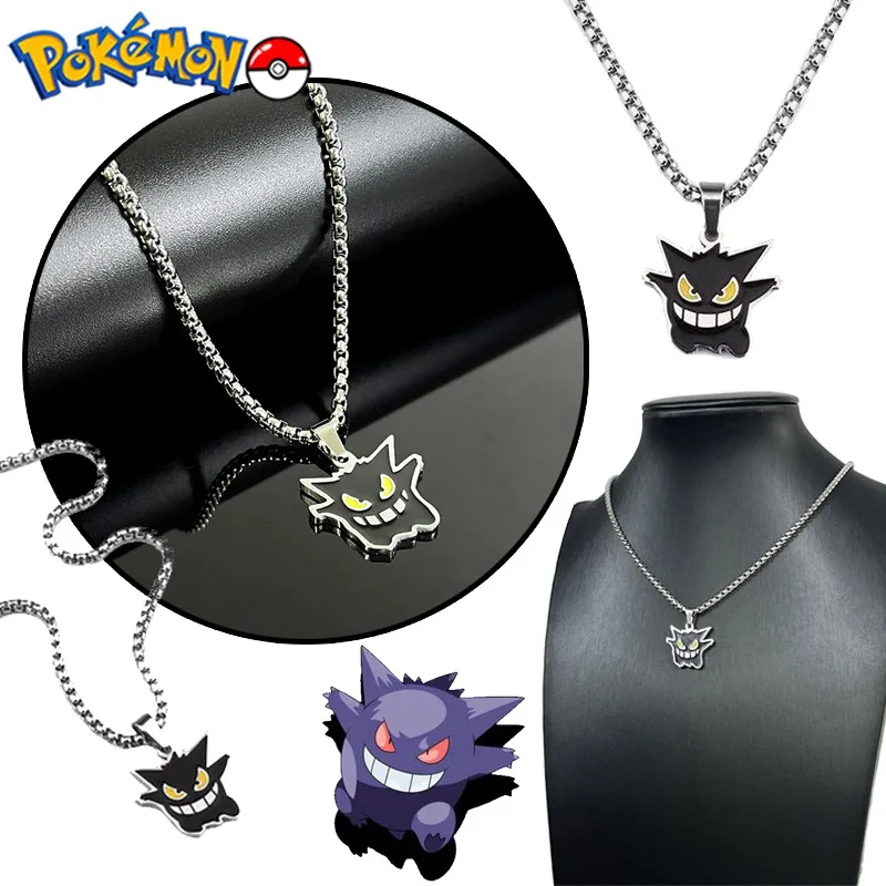 Pokemon-Creativity-Gengar-collana-per-uomo-donna-Street-Hip-Hop ...