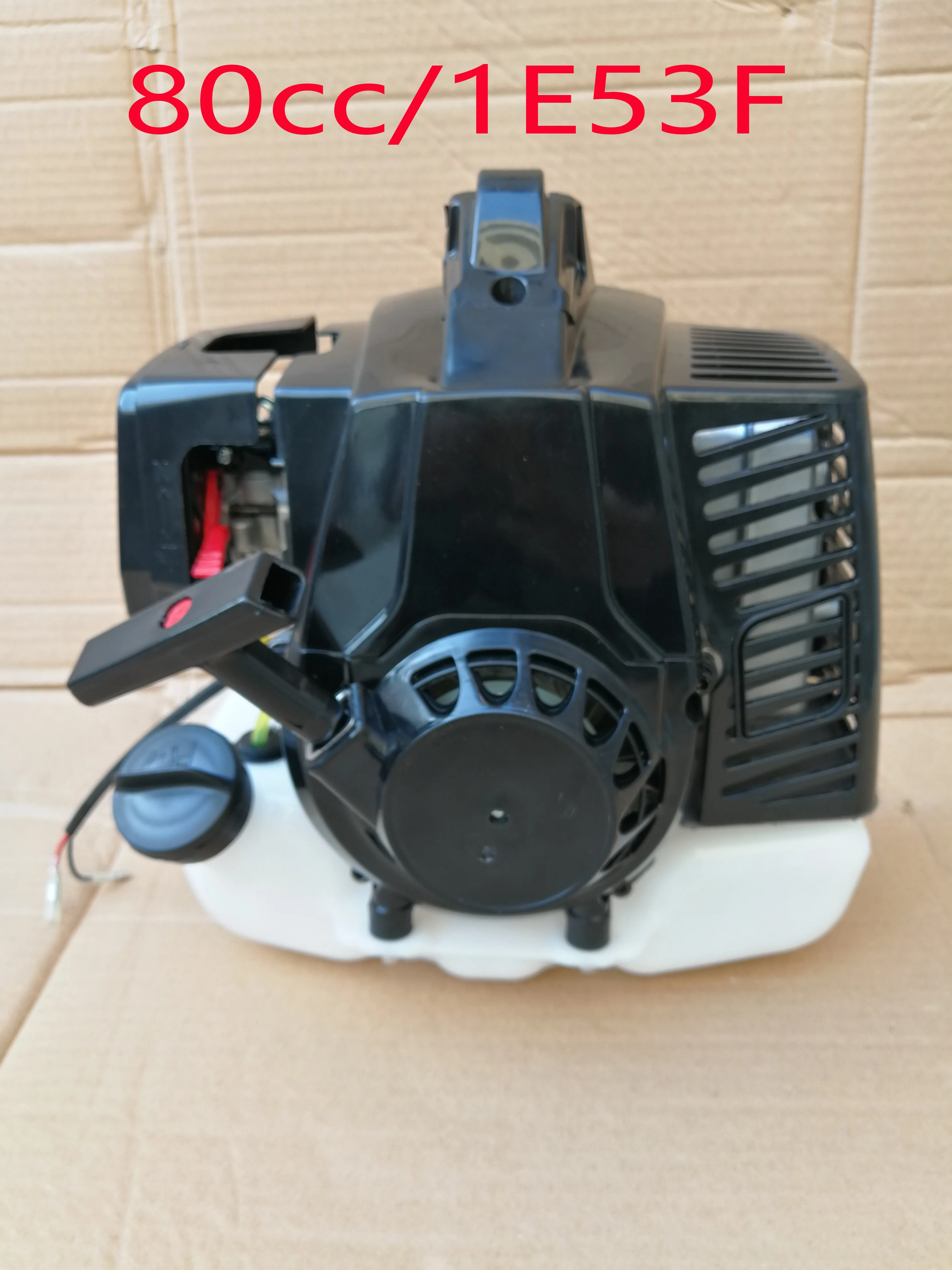 80cc-1E53F-Black-Color-Gasoline-Engine-Brush-Cutter-Motor-Goped-Ubike ...